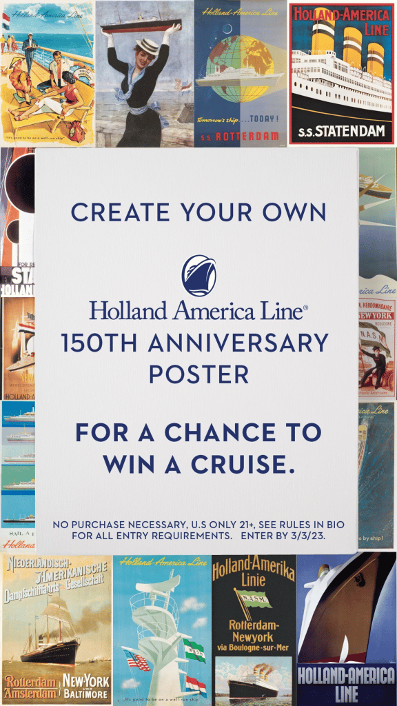 Holland America Line Launches A Poster Design Contest